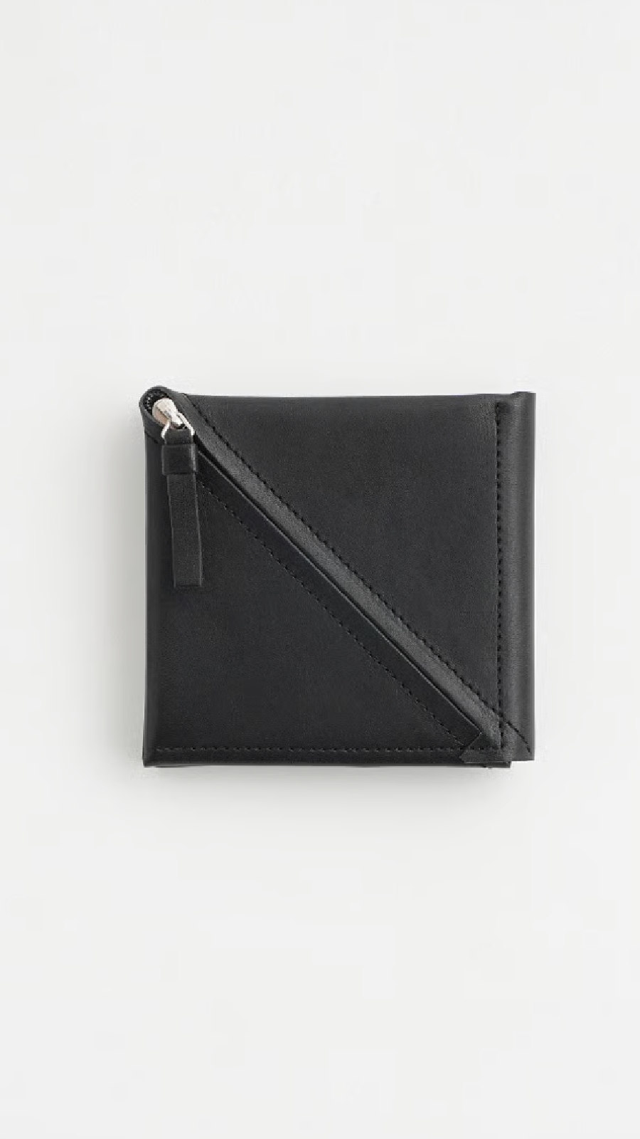 Irose Slant Short Wallet Black – OKURA