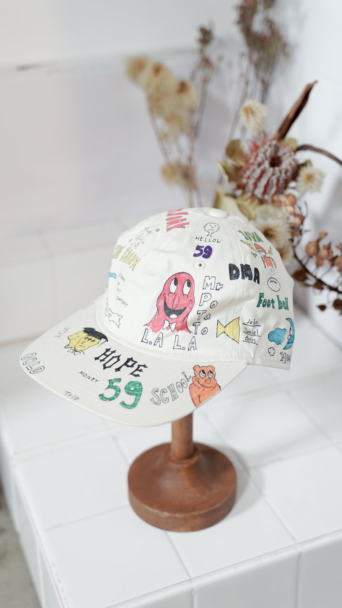 Teppei Furuyama Handprint Crash Cap White – OKURA